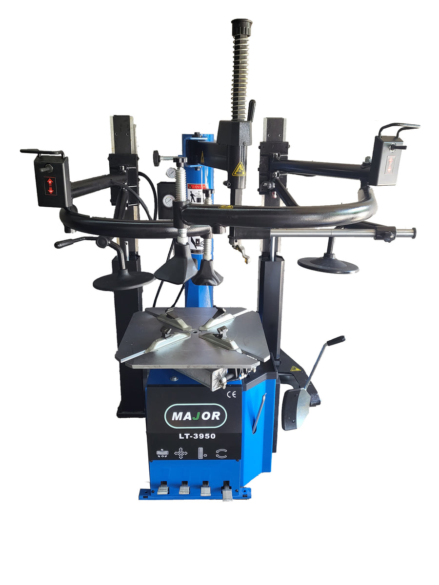Tire Changer Machine, 13-28", Dual Helper Arms, Run-flats/Low-Profile ...