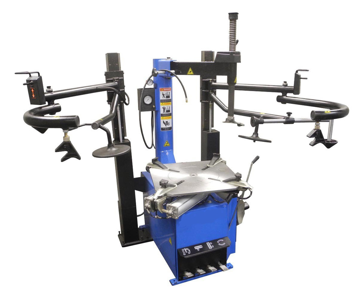 Tire Changer Machine, 13-28", Dual Helper Arms, Run-flats/Low-Profile ...